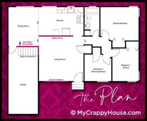 Before and After Floor Plans | My Crappy House