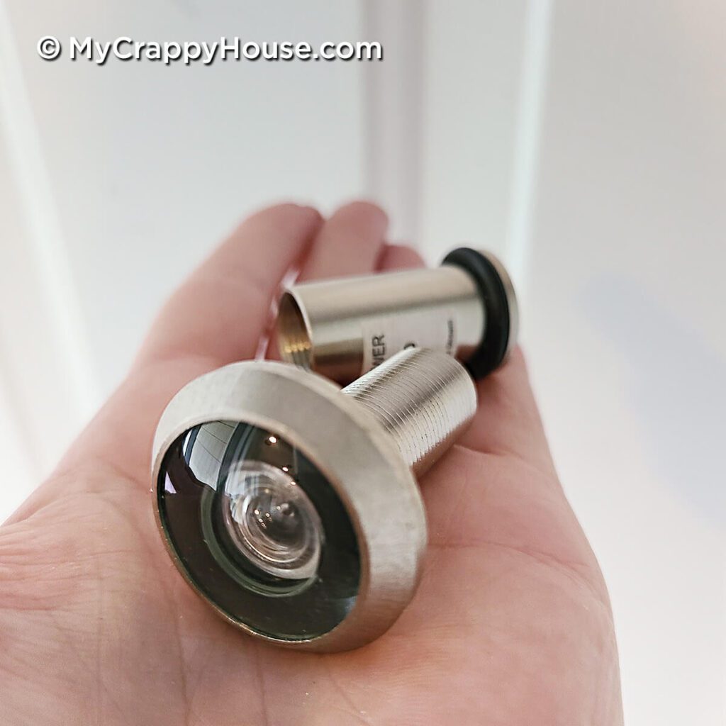 How to Install a Peephole in Your Front Door | My Crappy House