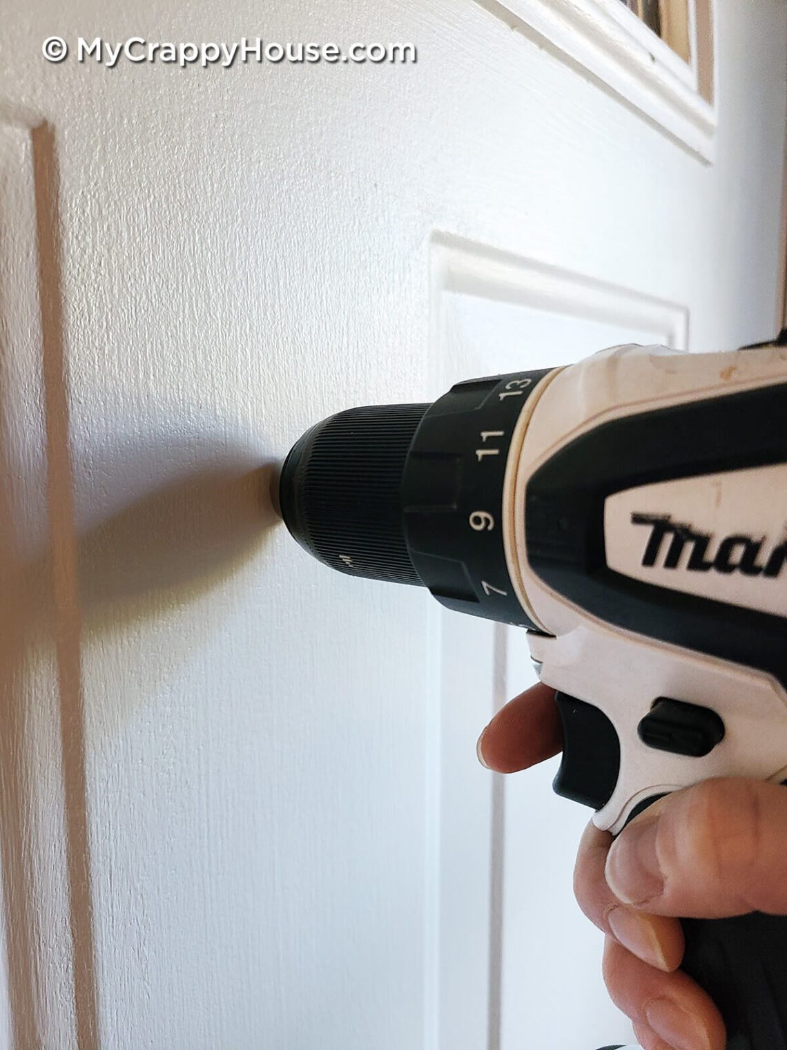 How to Install a Peephole in Your Front Door | My Crappy House